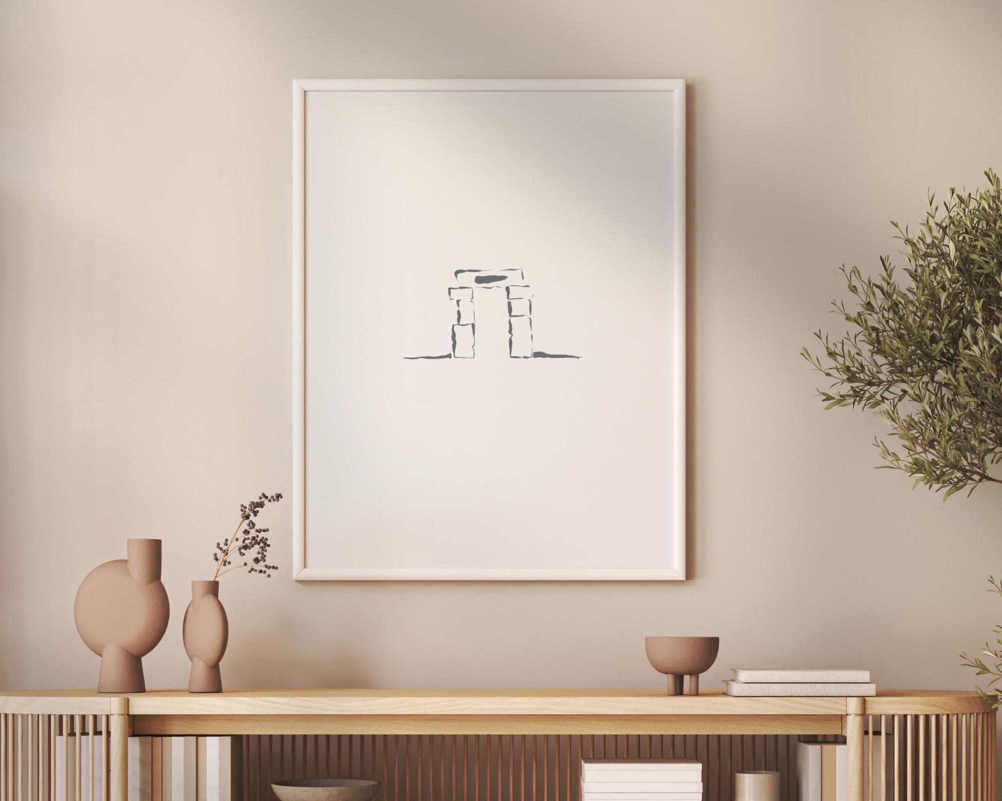 Passover - GREY | Minimalistic, Aesthetic, Wall Decor, Jesus Art Prints ...