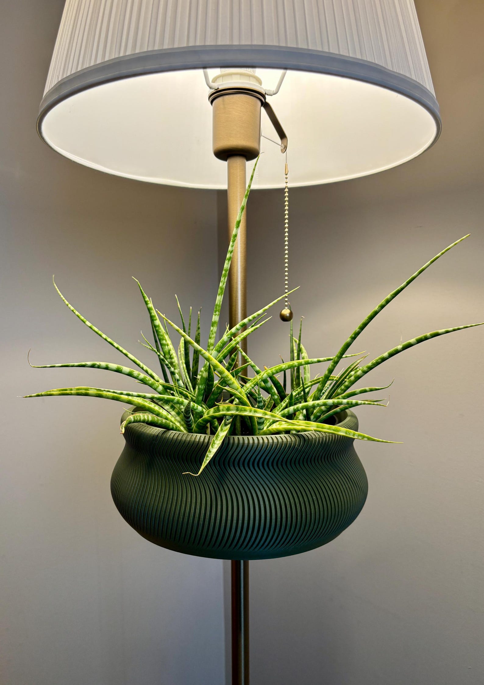 Plant Pot for Standing Lamp - Illumi Pot in Mella - Unique Modern ...