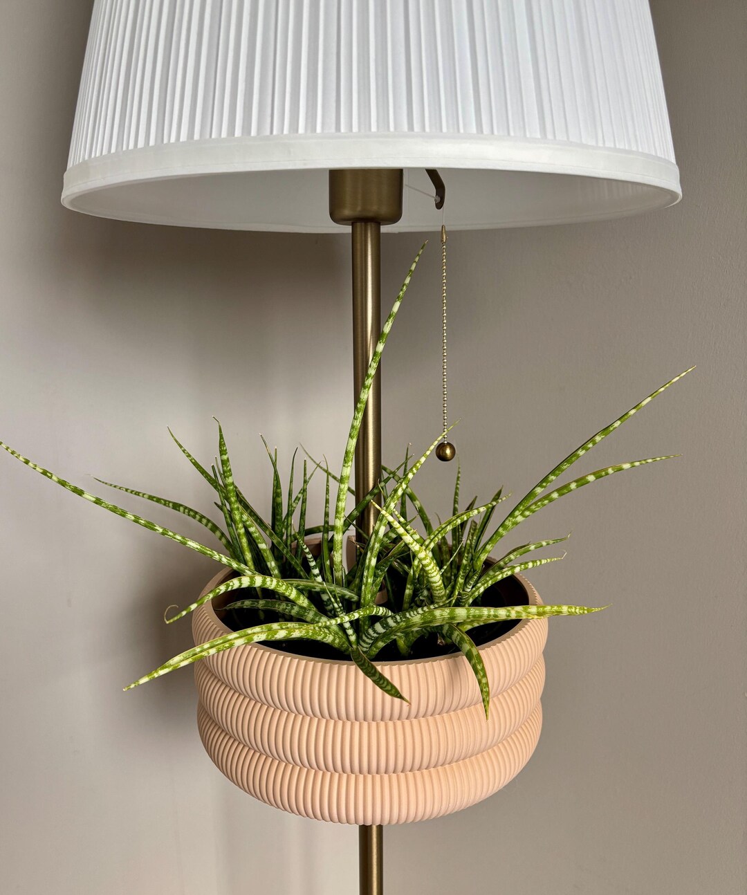 Plant Pot for Standing Lamps - Space-saving 3D Printed Indoor Planter ...