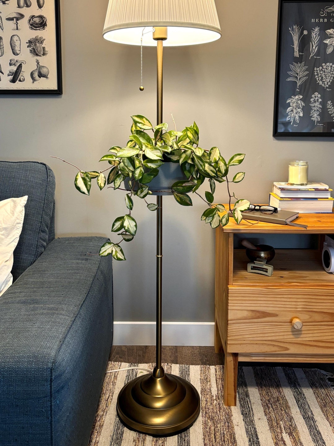 Plant Pot for Standing Lamp - Illumi Pot in Ergo - Cute Indoor Planter ...