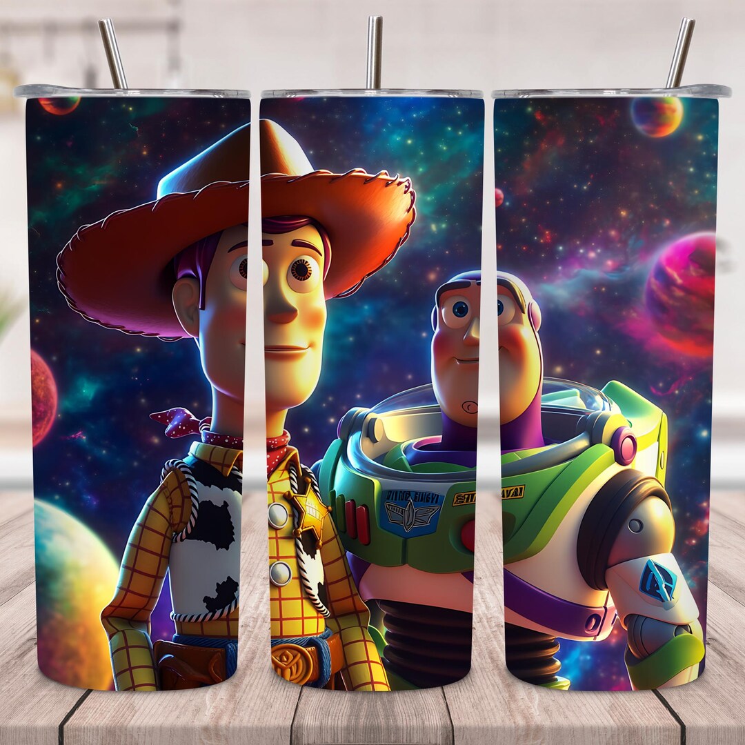 Toy Story Tumbler Wrap Bundle, 20oz Sublimation Design, Cartoon Tumbler ...