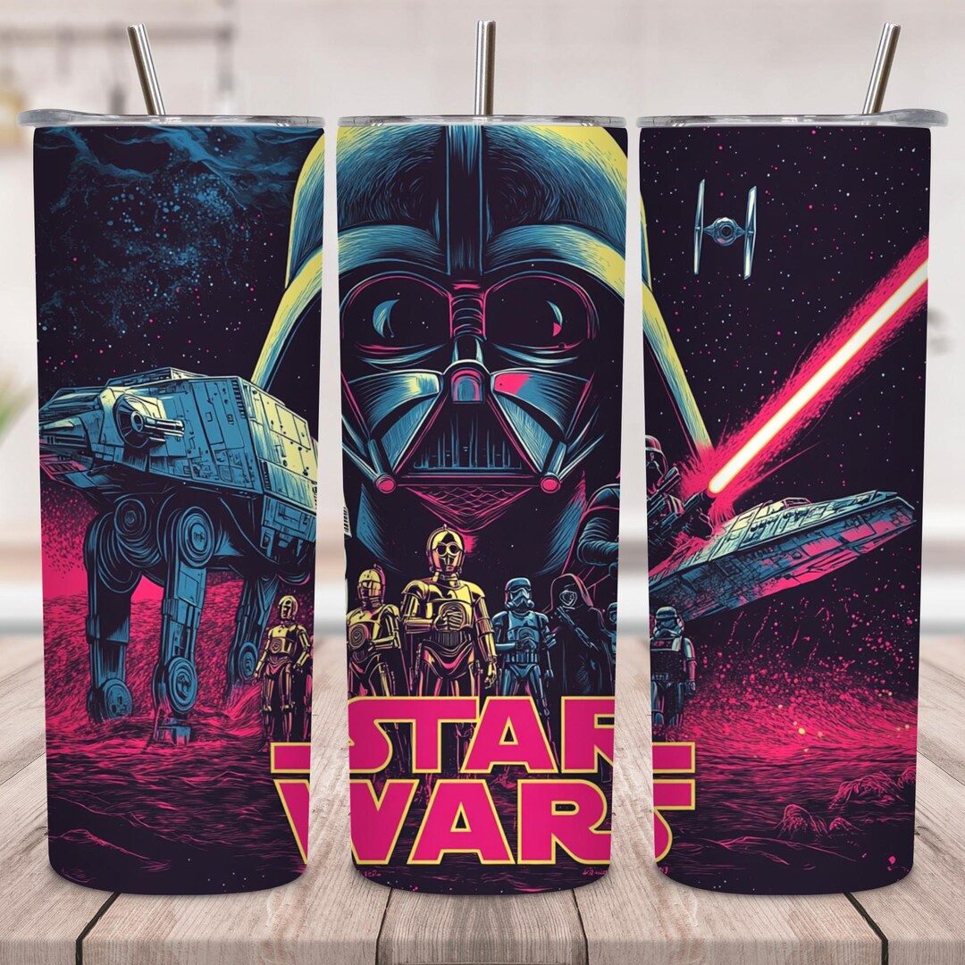 Star Wars Tumbler Wrap, 20oz Star Skinny Sublimation Png, Darth Vader ...