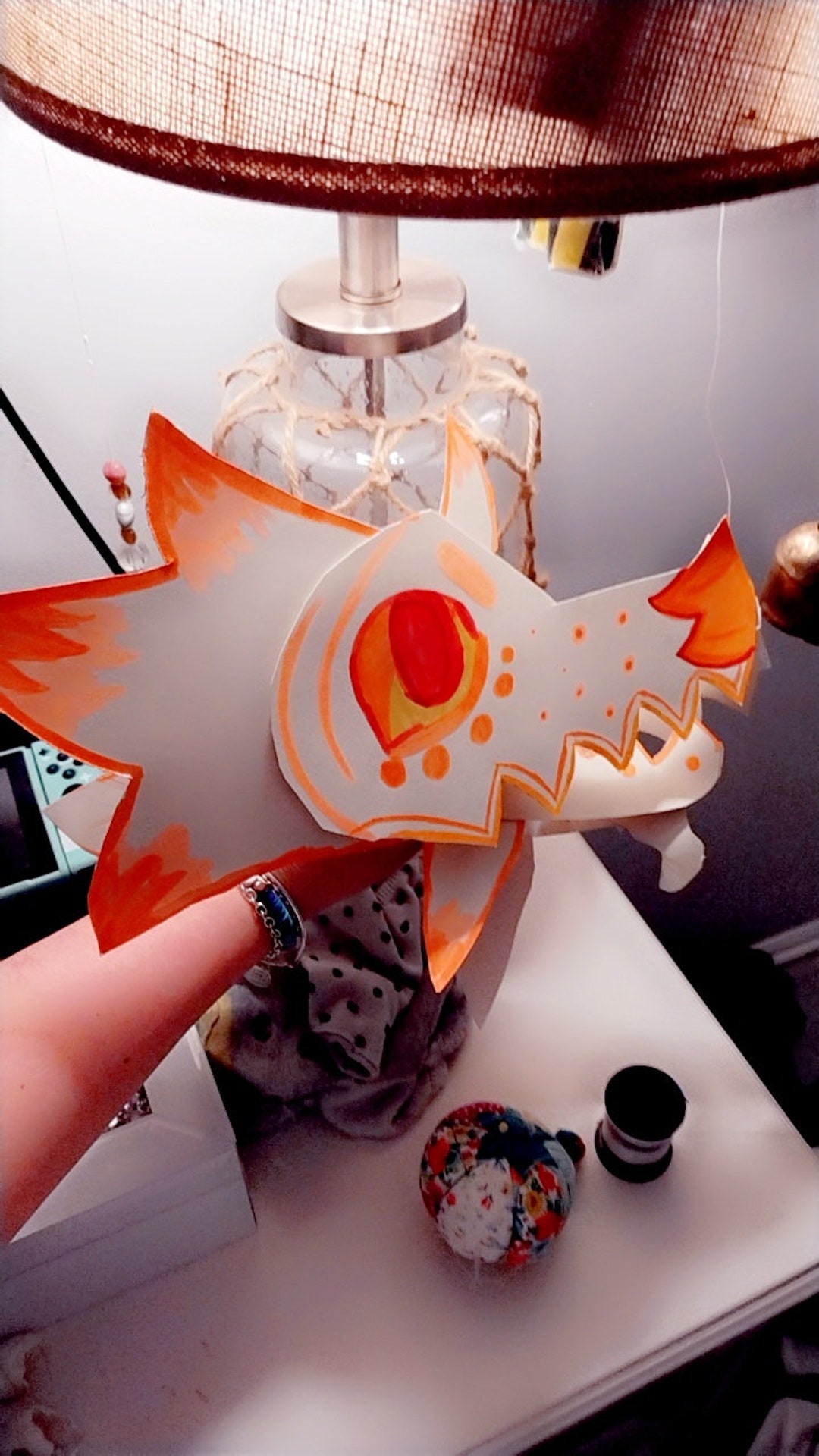 Fluffy Fire Themed Dragon Puppet - Etsy