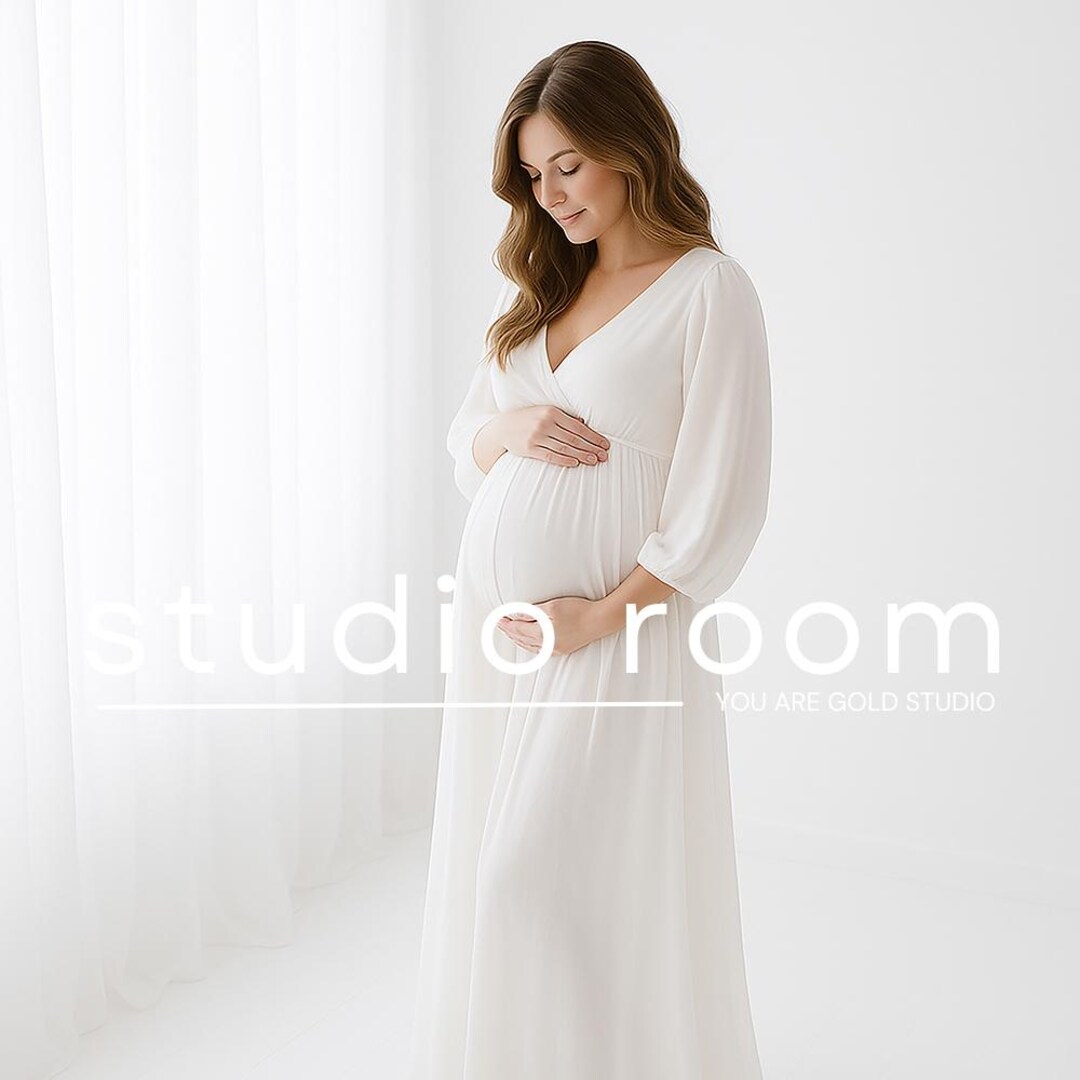 Plain White Studio Digital Backdrop, White Studio, Minimal Backdrop, Maternity, Photography ...