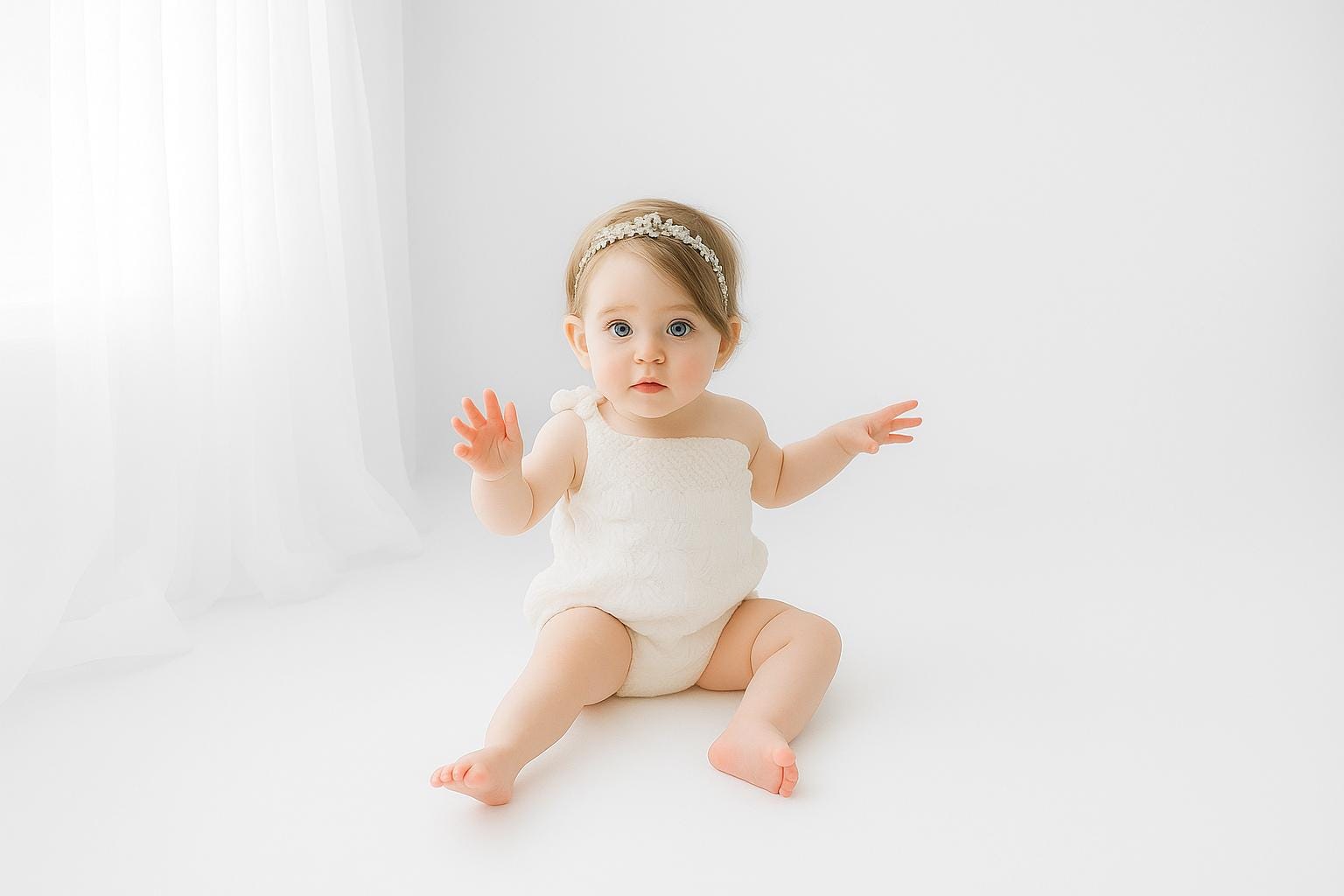 Plain White Studio Digital Backdrop, White Studio, Minimal Backdrop ...