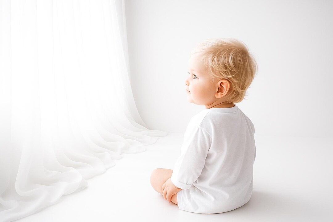 Plain White Studio Digital Backdrop, White Studio, Minimal Backdrop ...