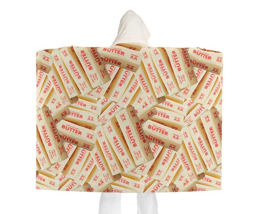 Wearable Blanket Butter Blanket With Hood, Butter Lover Gifts for ...
