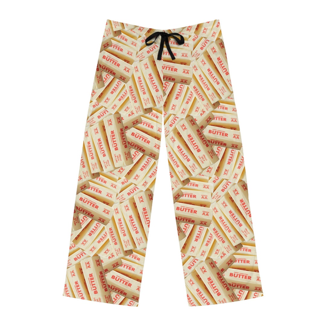Butter Pajamas, Butter Lover Gifts for Teenagers Funny Pajama Pants for ...