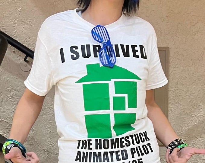 I SURVIVED the Homestuck Animated Pilot T Shirt- Homemade Homestuck ...