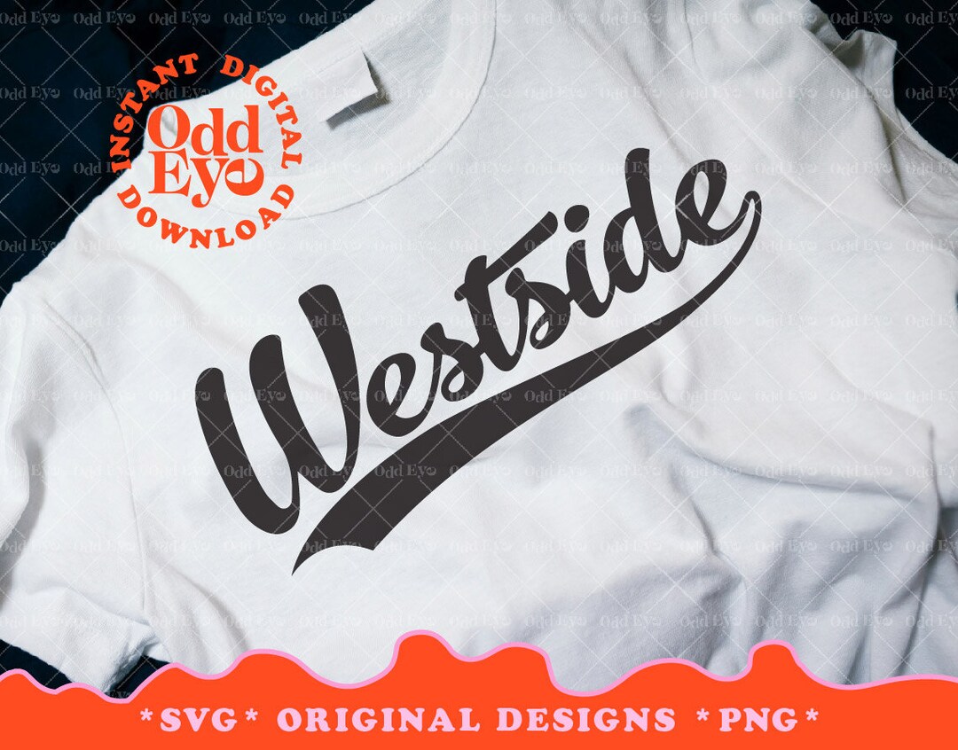 Westside SVG PNG Cut Files for Cricut, Baseball, Sports, Graphic ...