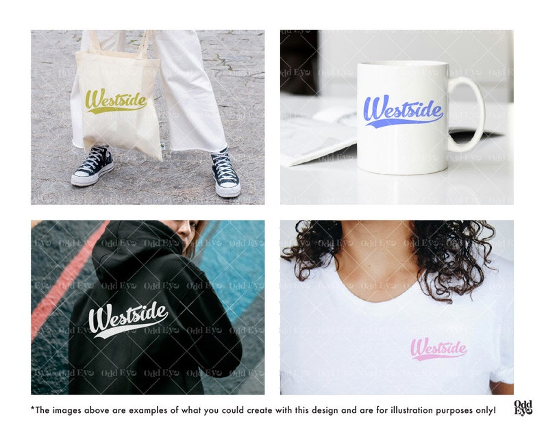 Westside SVG PNG Cut Files for Cricut, Baseball, Sports, Graphic ...