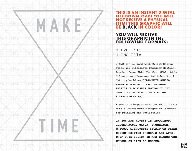 Make Time SVG PNG Cut Files for Cricut, Motivational Slogans, Sayings ...