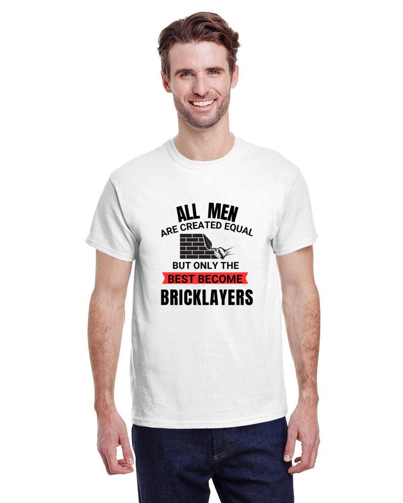 All Men Are Created Equal Bricklayer Short Sleeve T Shirt - Etsy