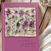 Personalized Blank Pressed Violets Floral Elegance Printed Journal ...
