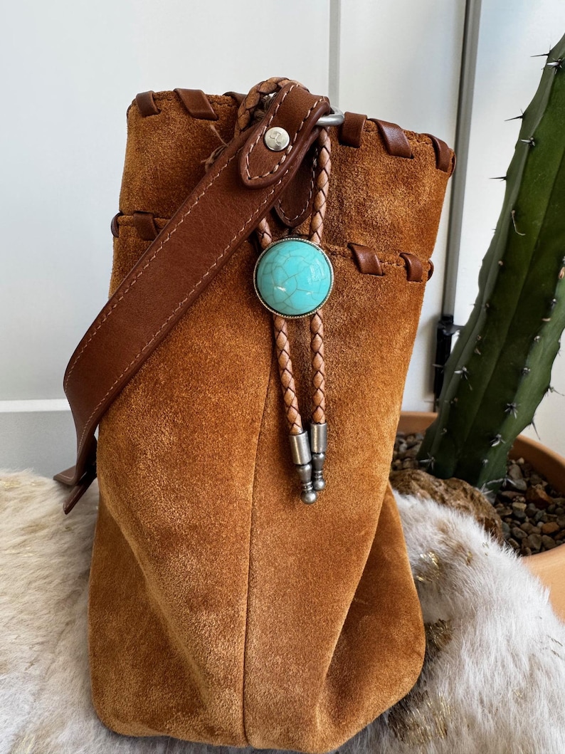 Round Faux Howlite Turquoise Stone Bag Charm | Boot Charm | Key Chain ...