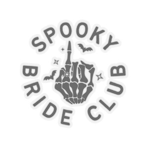 In My Spooky Bride Era Shirt, Halloween Bride Stickers, Engagement Gift ...