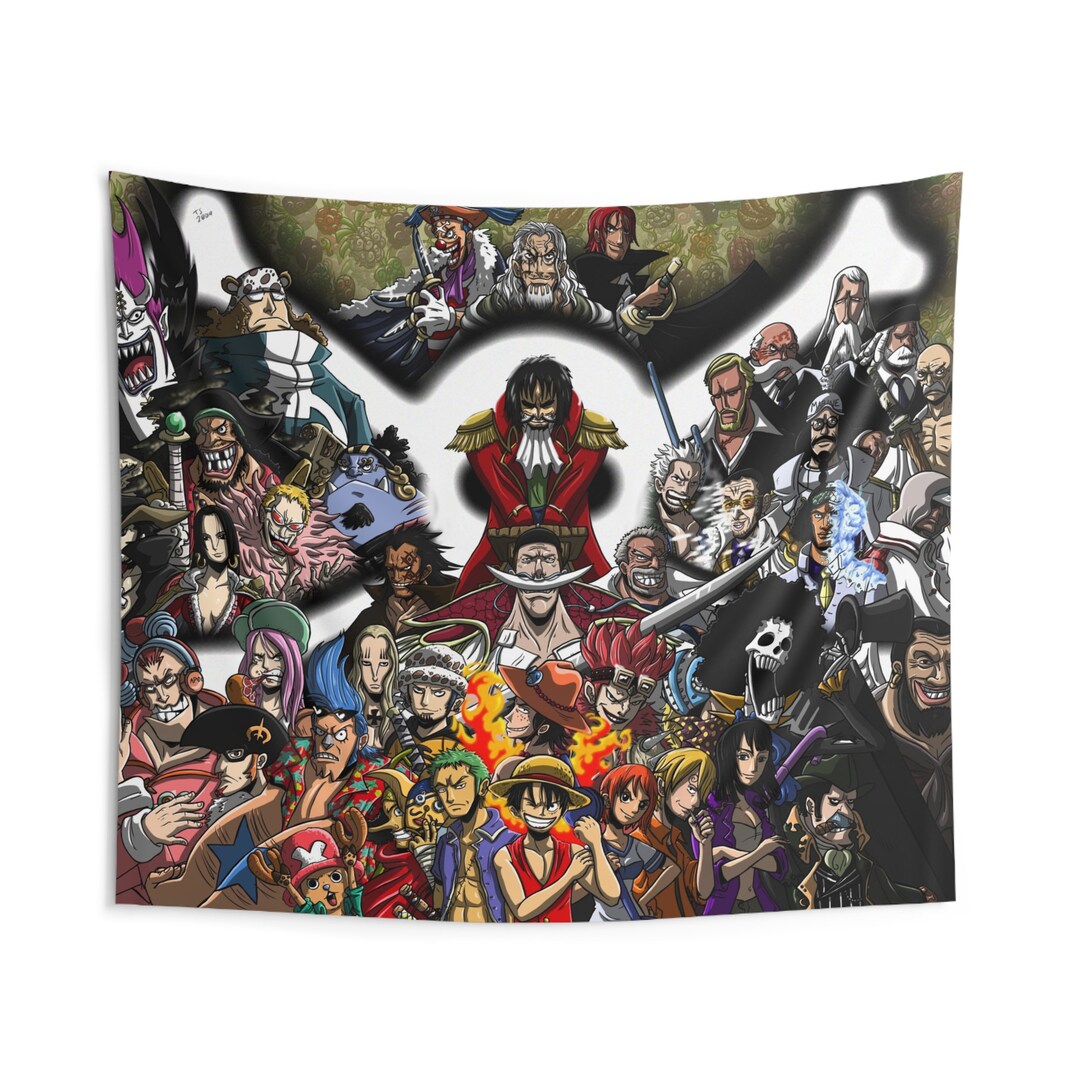 One Piece Monkey D. Luffy Indoor Wall Tapestries - Etsy