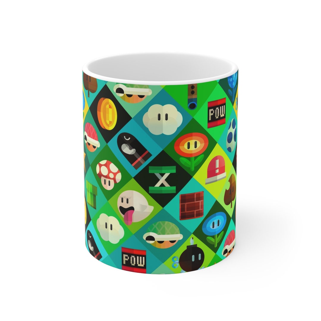 Super Mario Luigi Mug Game Cartoon Nintendo Gift - Etsy