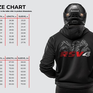 Aprilia RSV4 Inspired Hoodie - Motorcycle Sweatshirt for Riders - Etsy