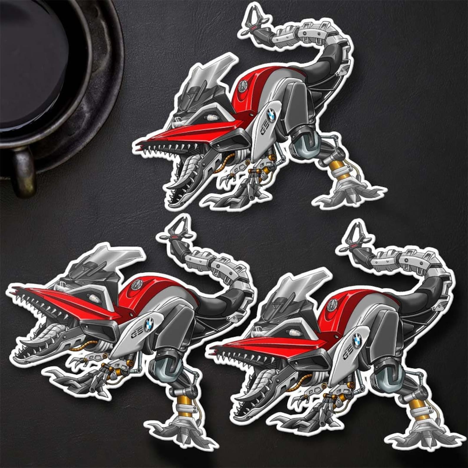 BMW R1200GS Stickers - Set of 3 Motorcycle Decals for ADV Riders - Etsy
