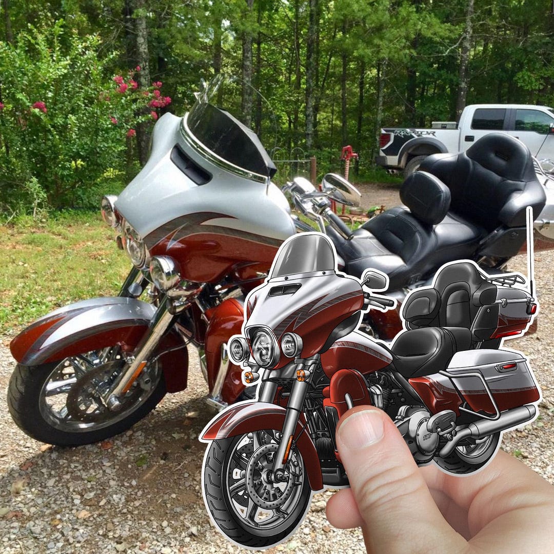 Harley Electra Glide CVO Limited FLHTKSE 2014-18 Inspired Stickers ...