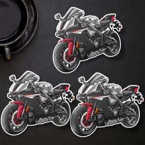 Yamaha YZF-R1M & R1S Inspired Stickers - Set of 3 Motorcycle Decals ...
