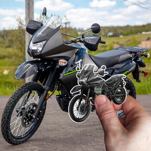 Kawasaki KLR 650 2008-10 Stickers - Set of 3 Motorcycle Decals for ...