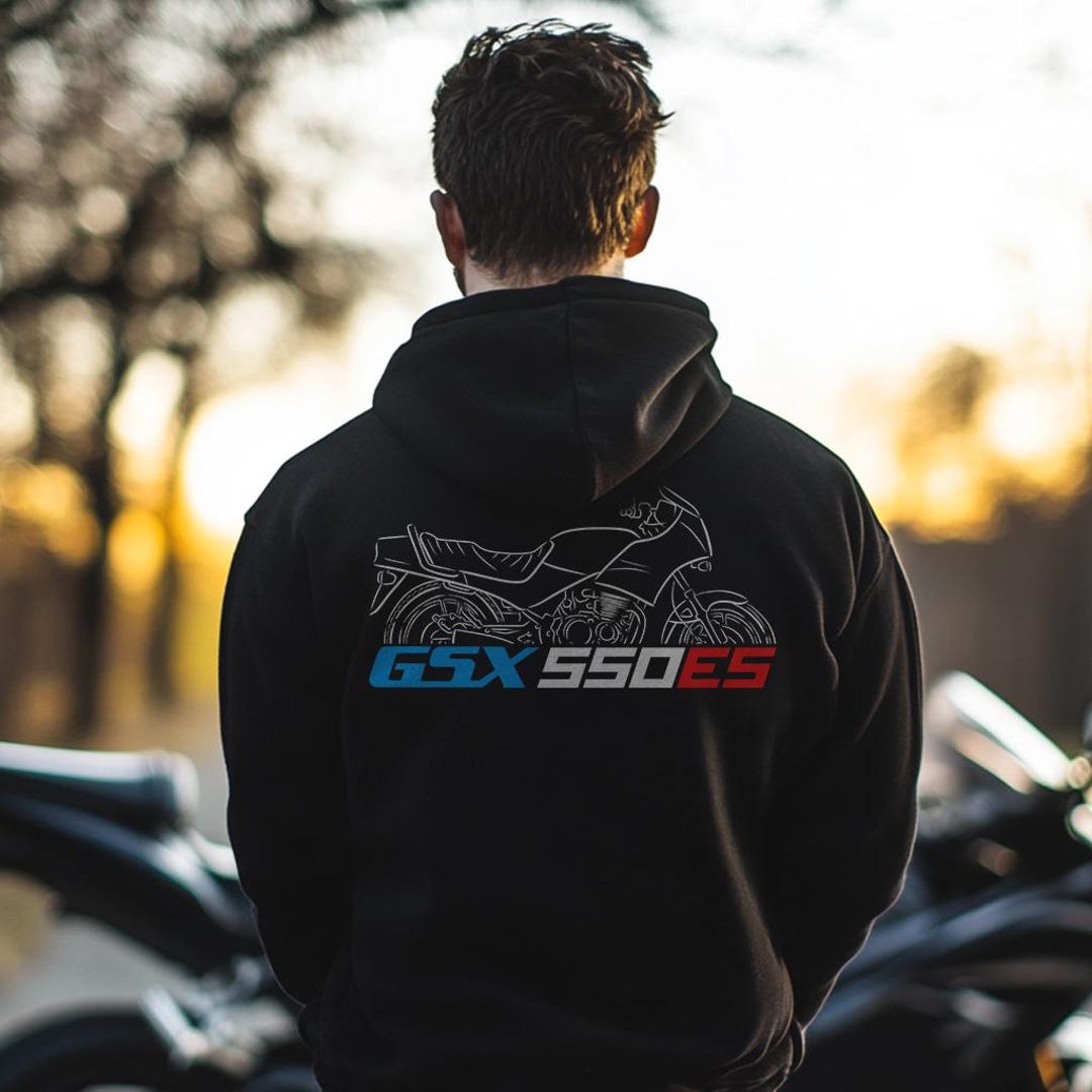 Suzuki GSX 550ES Inspired Hoodie - Motorcycle Sweatshirt for Riders - Etsy