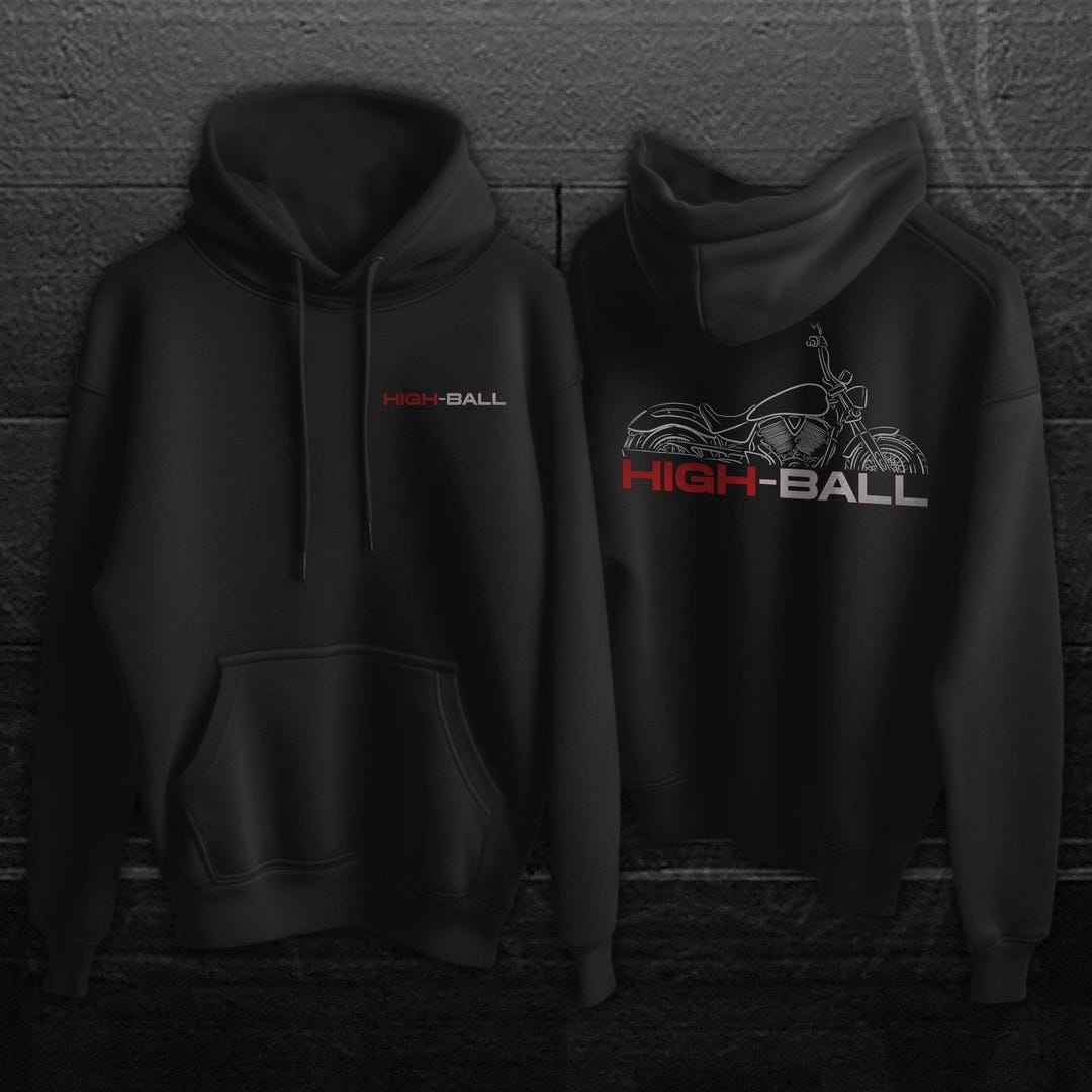 Victory High-ball Hoodie Motorcycle Sweatshirt for Bikers - Etsy
