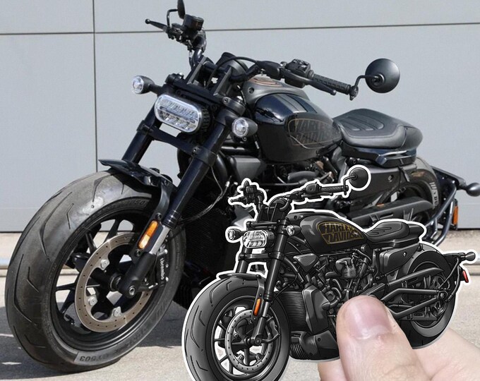 Old School H20 2pc Motorcycle Tank Side Decal Set for Harley Davidson ...