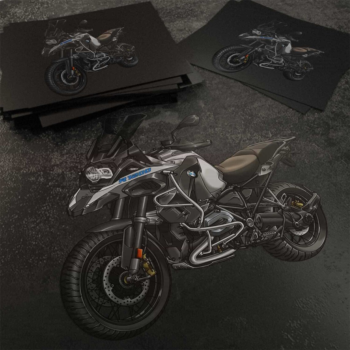 BMW R1200GSA 2014-18 Stickers - Set of 3 Motorcycle Decals for ADV ...