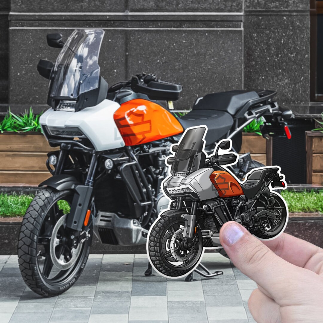 Harley-davidson Pan-america Stickers - Set of 3 Biker Motorcycle Decals ...