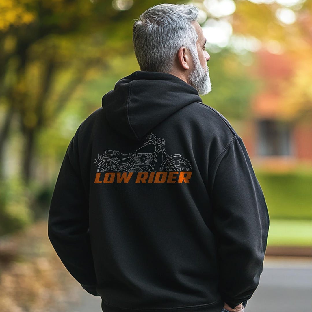 Harley-davidson FXRS Low Rider 1986 - 1992 Inspired Hoodie - Biker ...