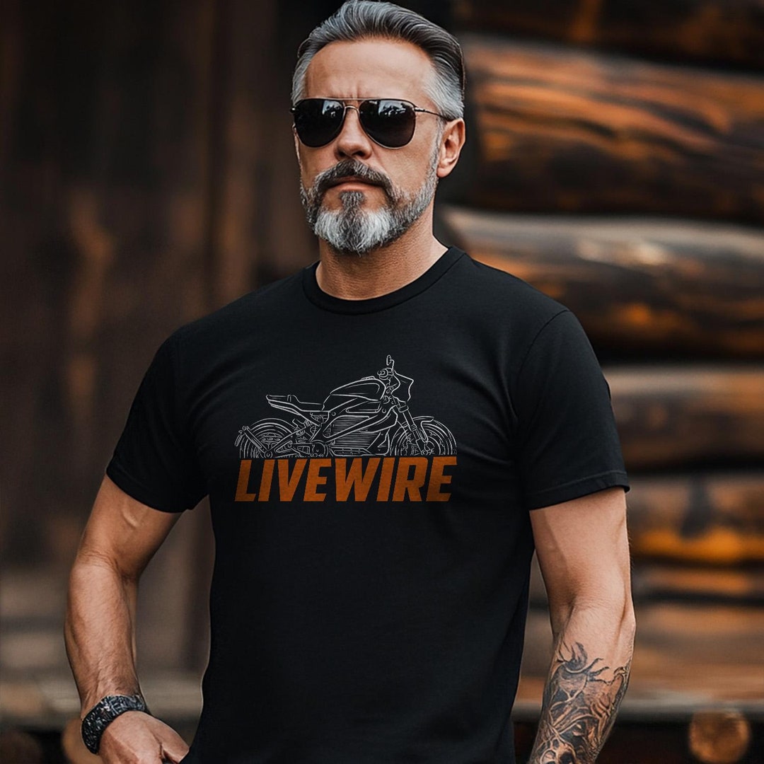 Harley-davidson Livewire Inspired T-shirt - Biker Motorcycle Tee Shirt - Etsy