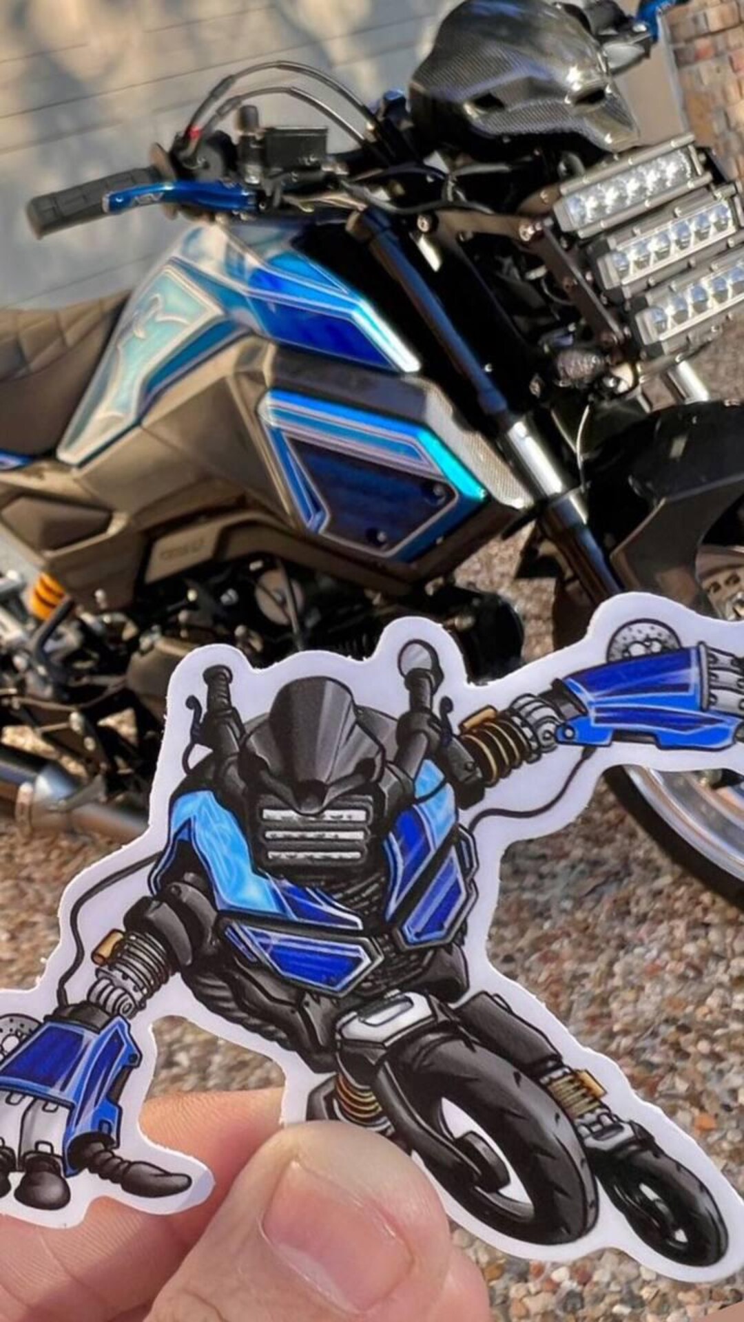 Honda Grom MSX125 Inspired Stickers Set of 3 Motorcycle Decals - Etsy