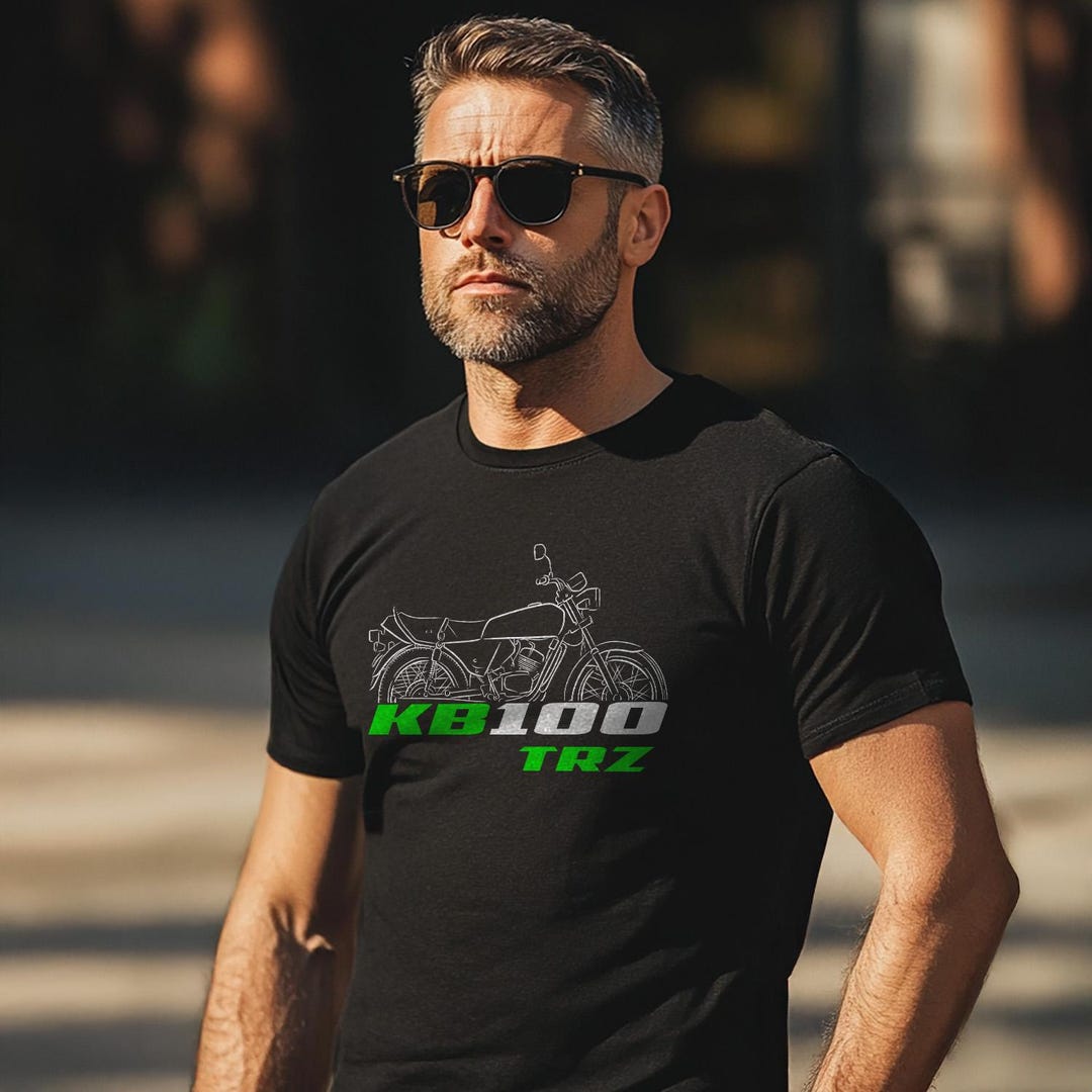 Kawasaki KB100 RTZ Inspired T-shirt - Motorcycle Tee Shirt for Riders ...