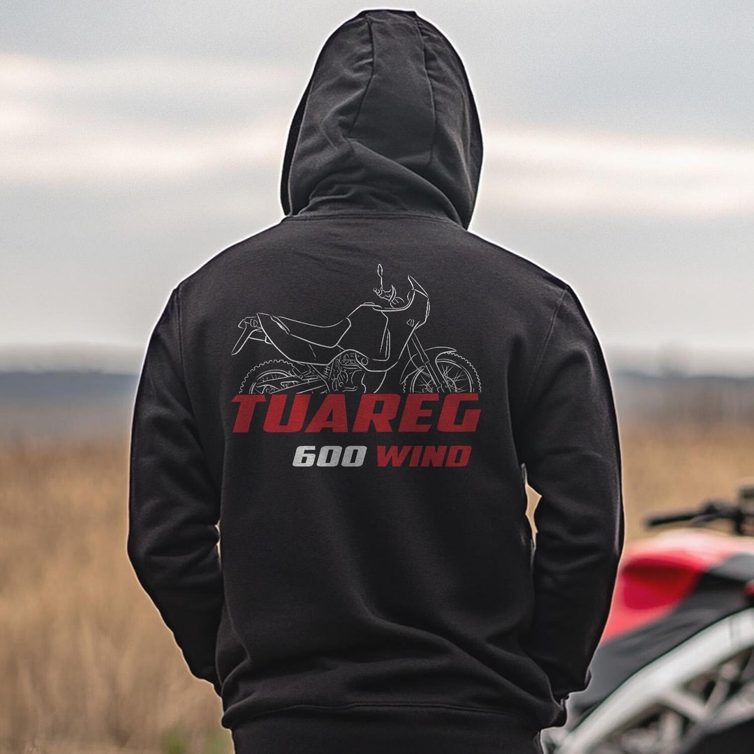 Aprilia Tuareg 600 Wind Inspired Hoodie - Motorcycle Sweatshirt for ...