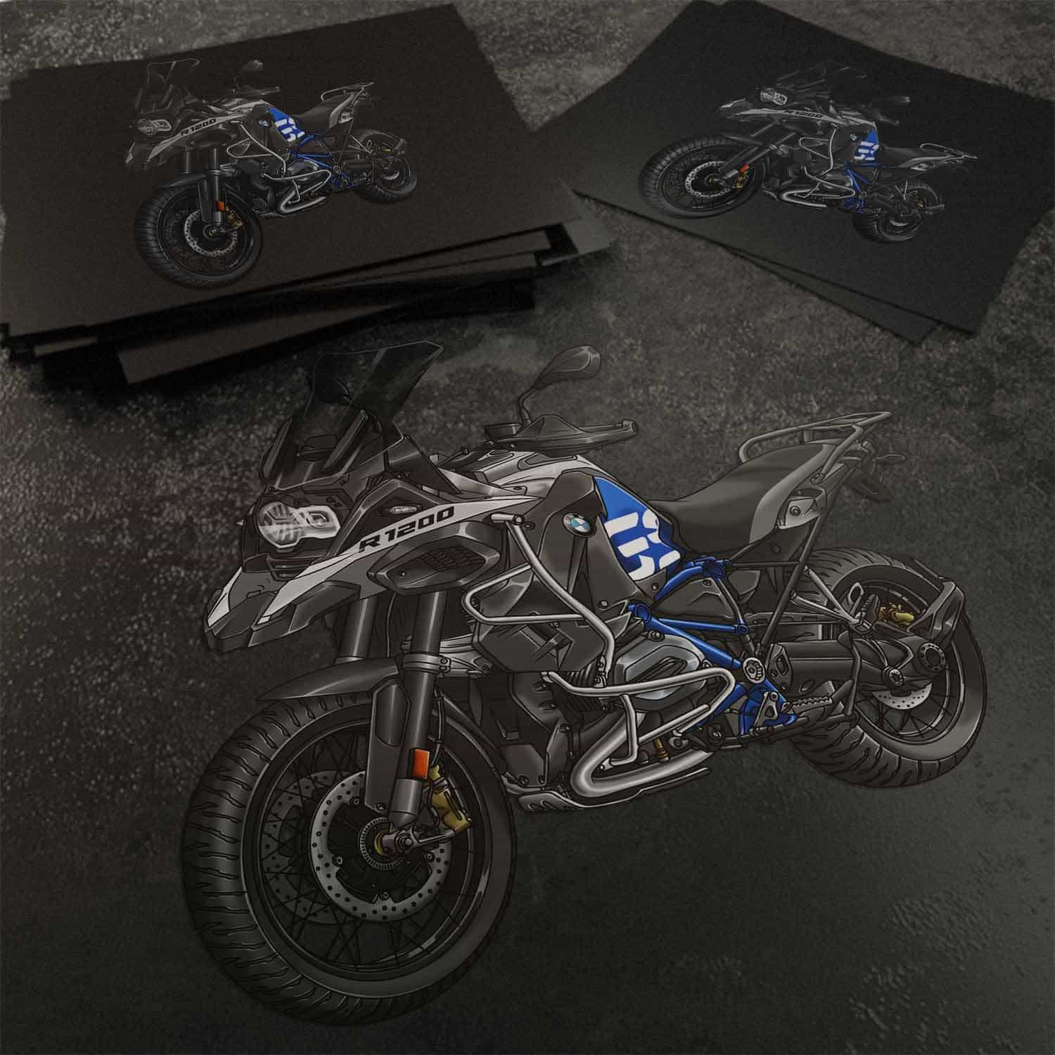 BMW R1200GSA Stickers Set of 3 Motorcycle Decals for ADV Riders - Etsy