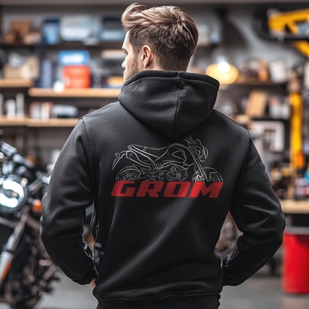 Honda Grom Inspired Hoodie - Motorcycle Sweatshirt for Riders - Etsy