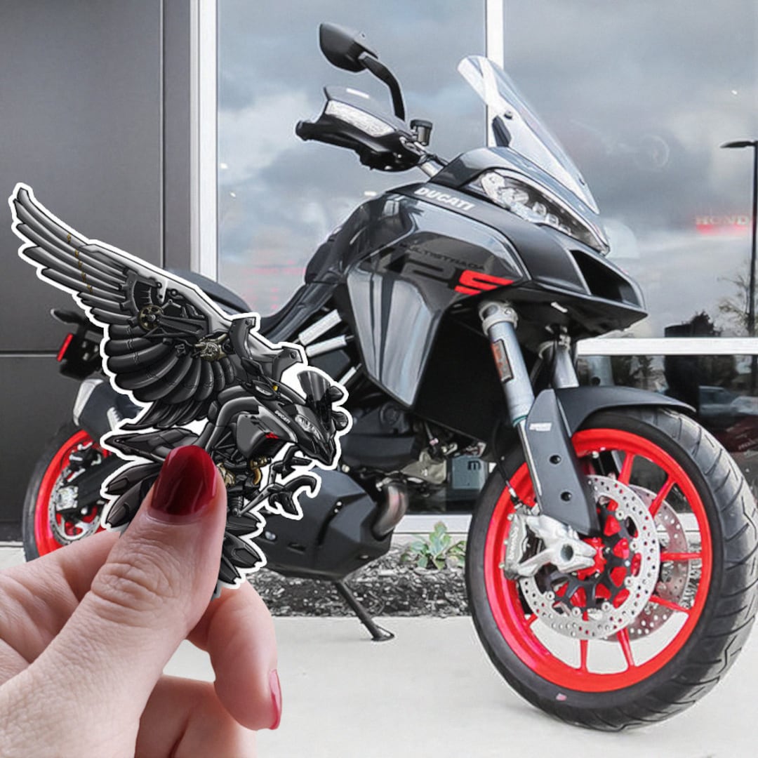 Ducati Multistrada V2 Stickers - Set of 3 Motorcycle Decals for ADV ...