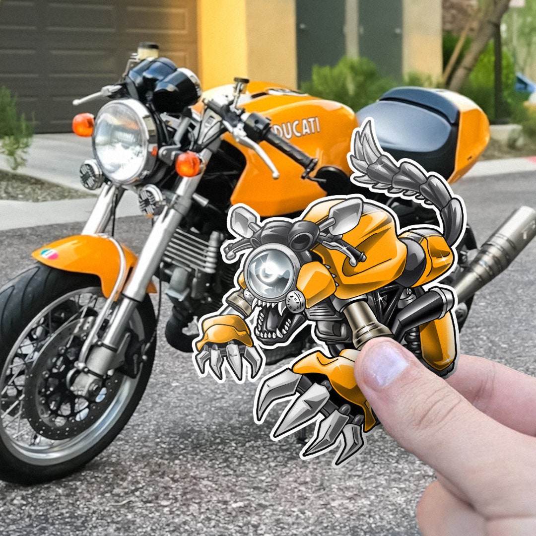 Ducati Sport Classic Stickers - Set of 3 Motorcycle Decals for Riders ...