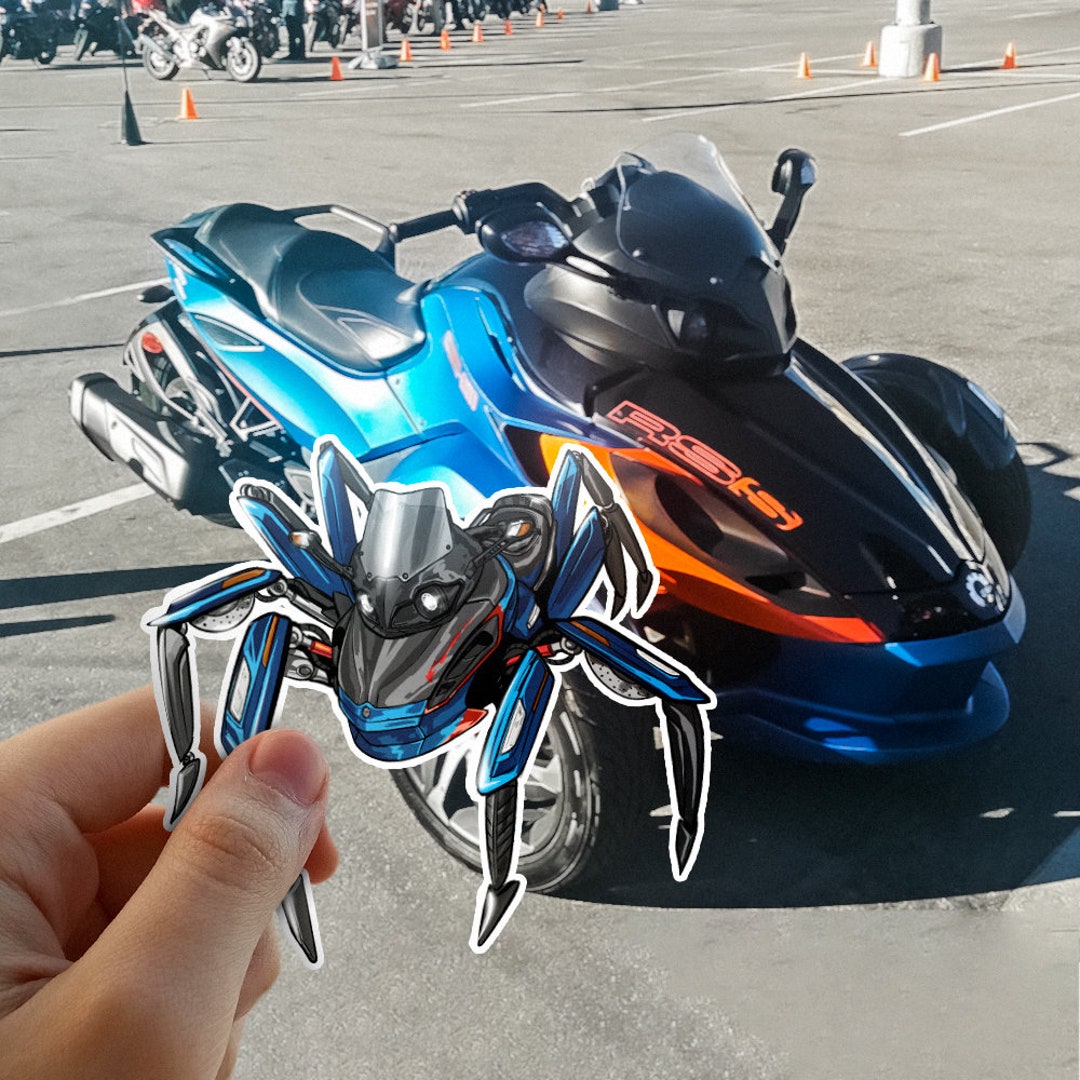 Can-am Spyder RS 2014-16 Stickers - Set of 3 Motorcycle Decals for ...