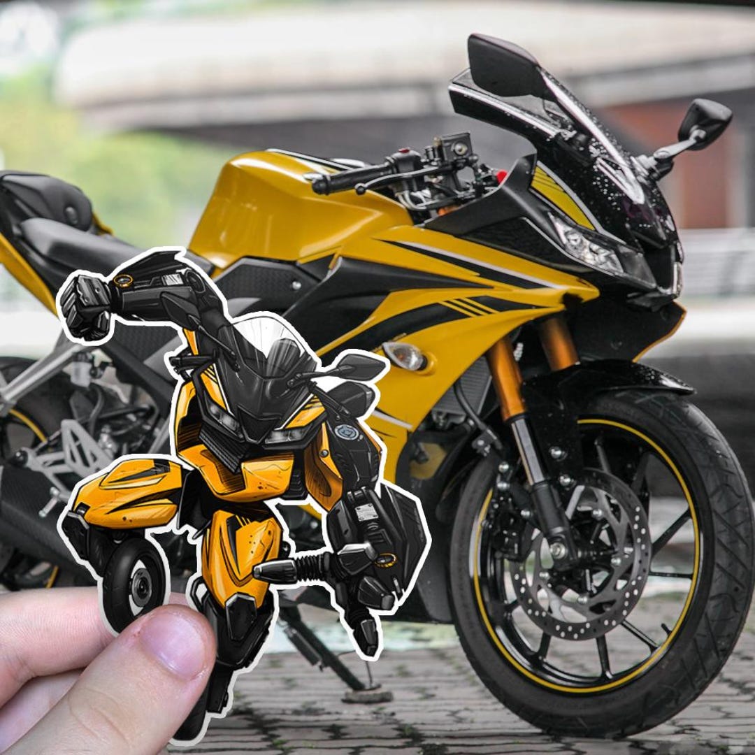 Yamaha YZF-R15 V3 2019-21 Inspired Stickers - Set of 3 Motorcycle ...