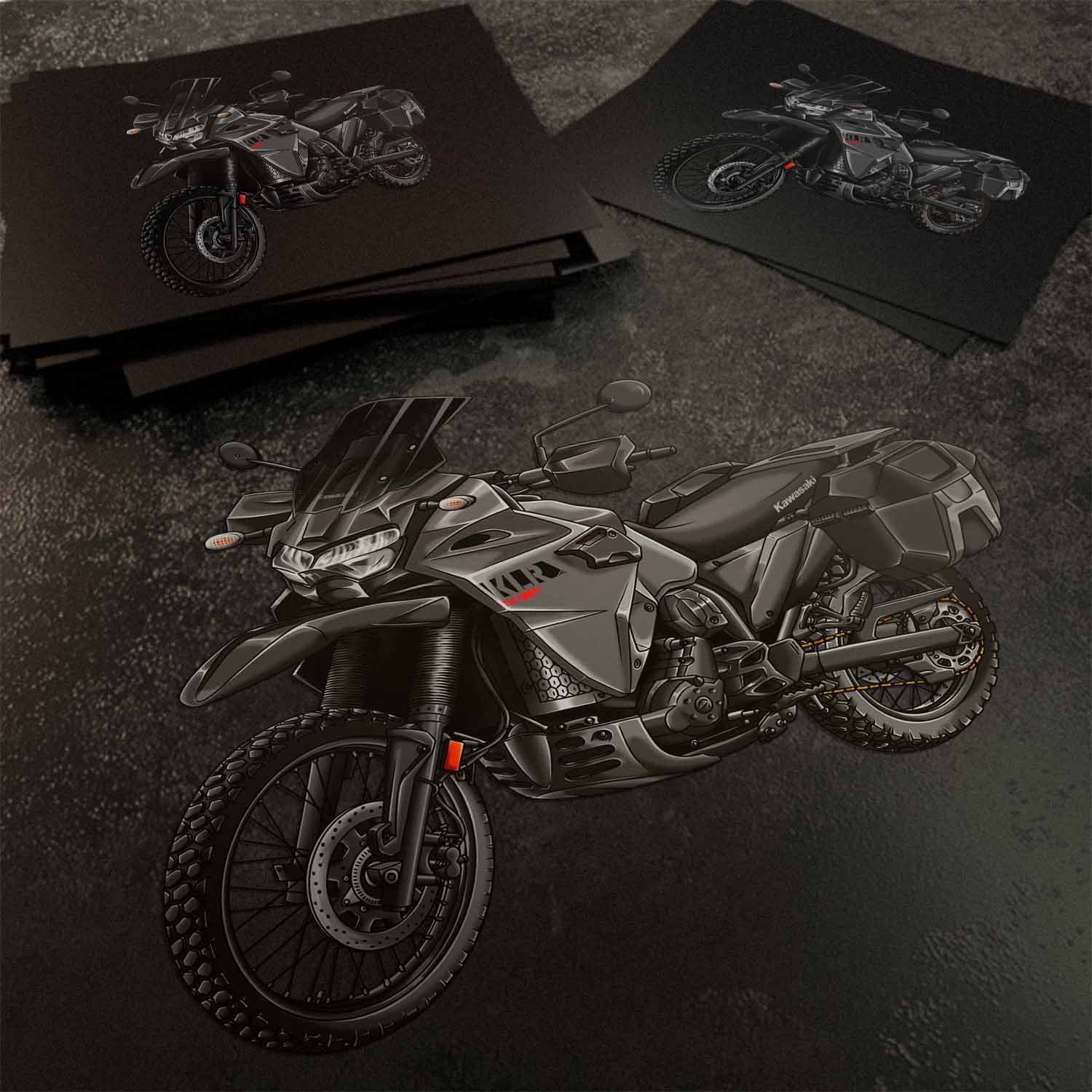 Kawasaki KLR 650 2022-24 Stickers Set of 3 Motorcycle Decals for Riders ...