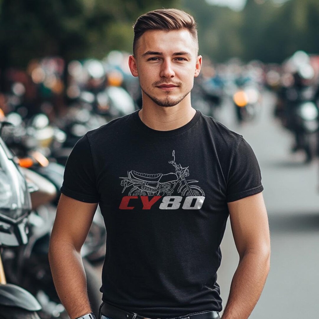 Honda CY80 1980 Inspired T-shirt - Motorcycle Tee Shirt for Riders - Etsy