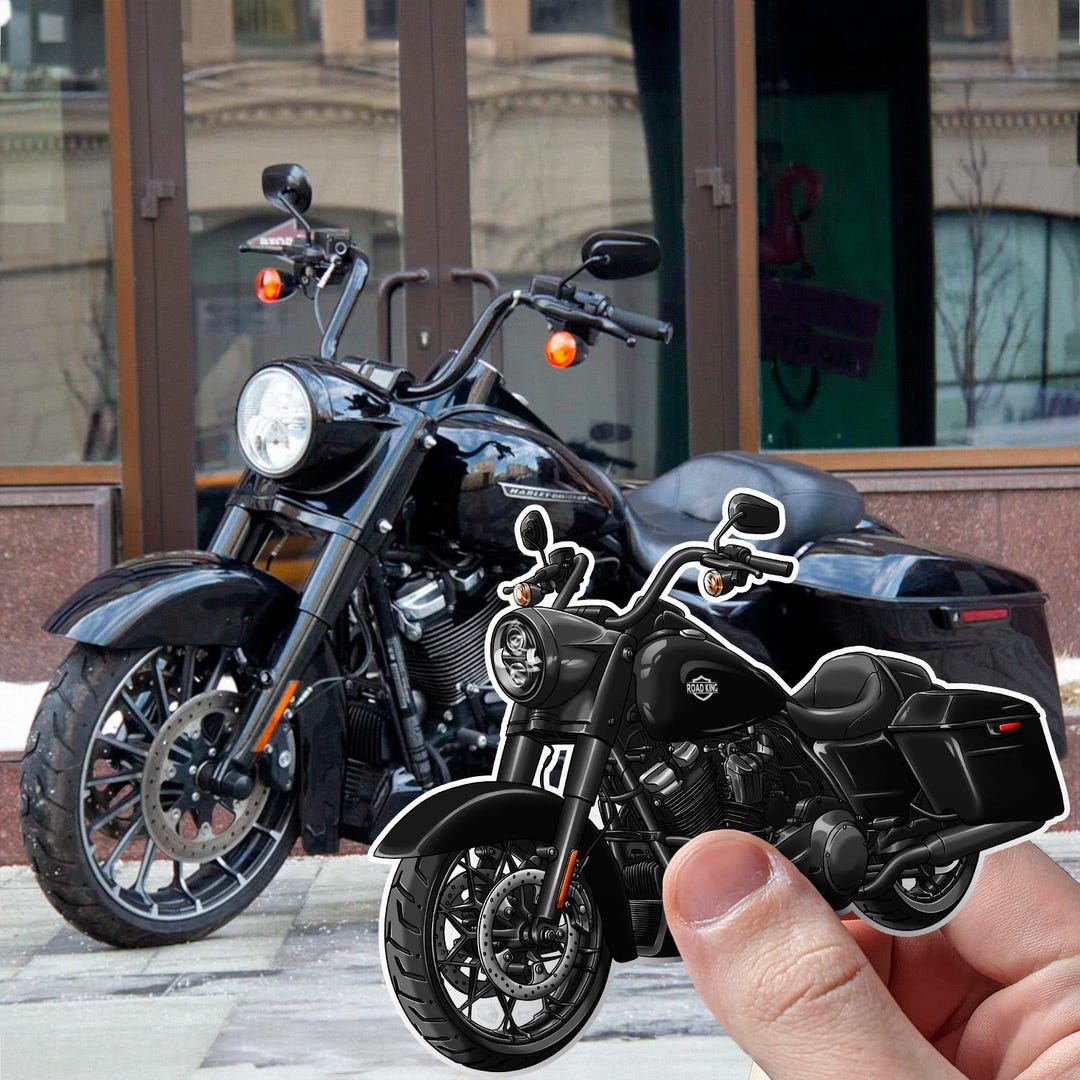 Harley Road King Special 2020-22 Inspired Stickers - Set of 3 Biker ...