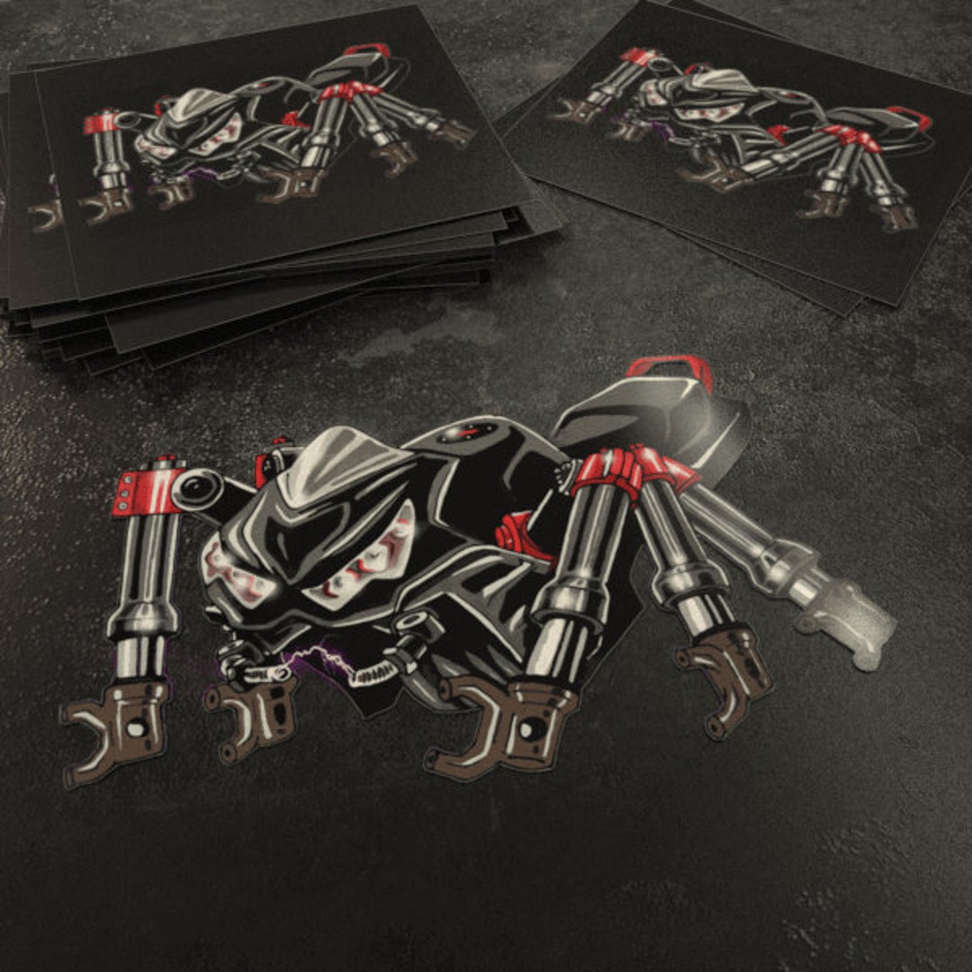 Kawasaki ZX14R Inspired Stickers - Set of 3 Motorcycle Decals for ...
