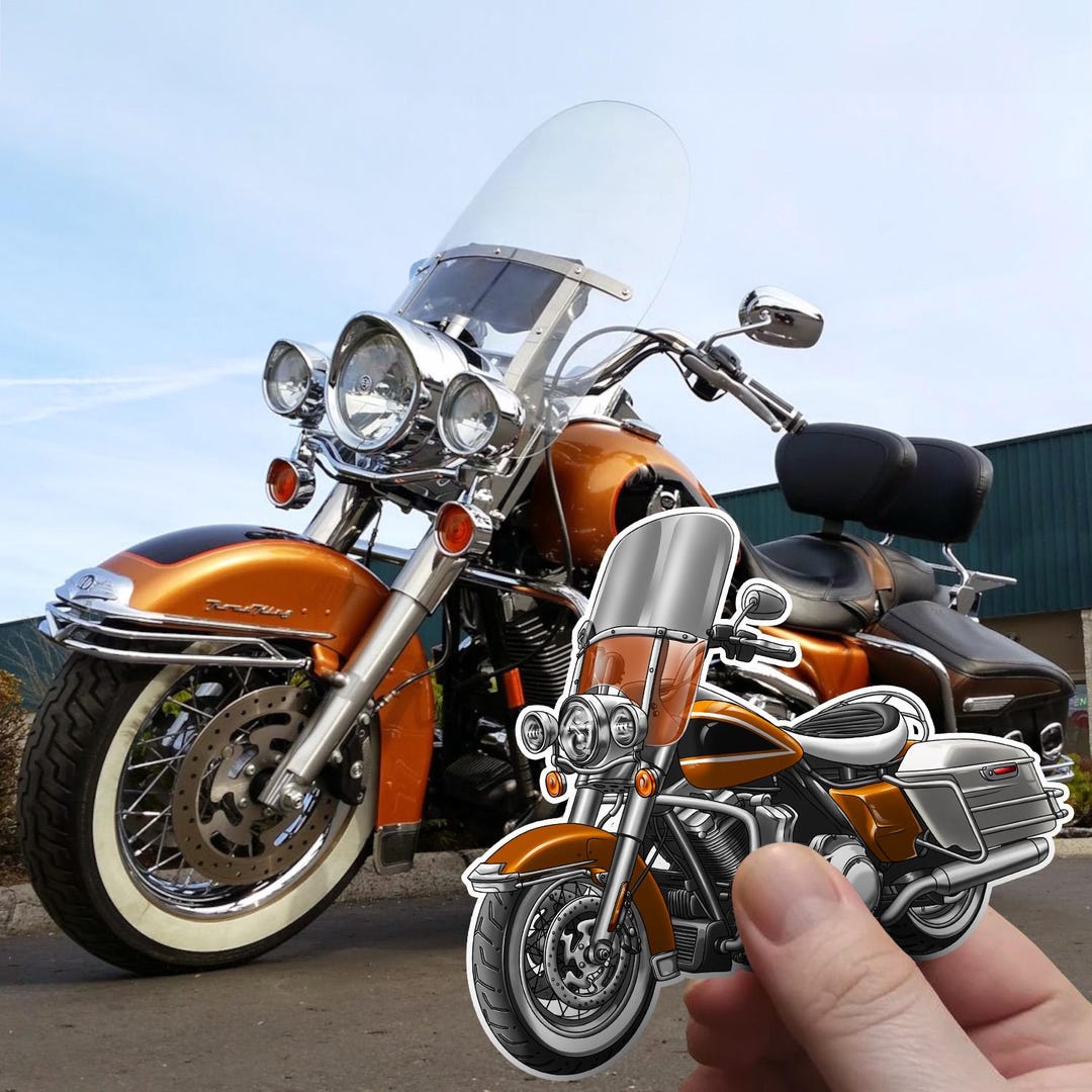 Harley Electra Glide Highway King 2023 Stickers - Set of 3 Motorcycle ...