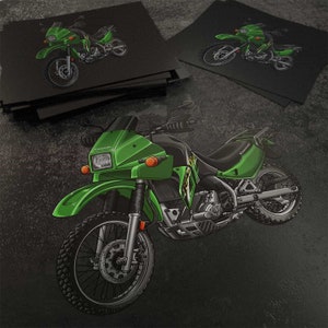 Kawasaki KLR 650 A 2004-07 Stickers - Set of 3 Motorcycle Decals for ...