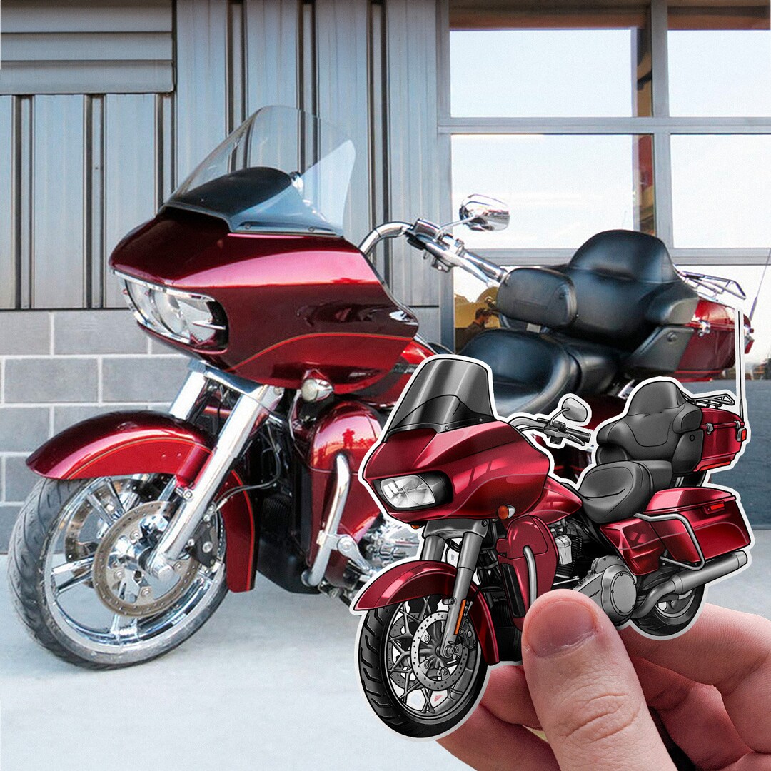 Harley Road Glide Ultra FLTRU 2018 - 2019 Stickers - Set of 3 Biker ...